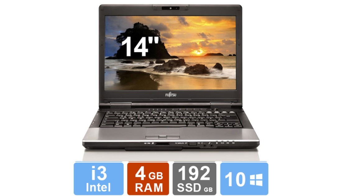 Fujitsu LifeBook S752 - i3 - 4GB RAM - 192GB SSD - ZER Shop