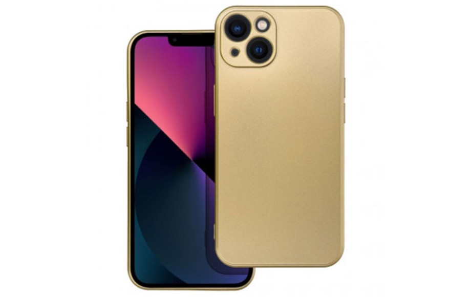 Metallic Case για iPhone 13 - Gold - Zer shop