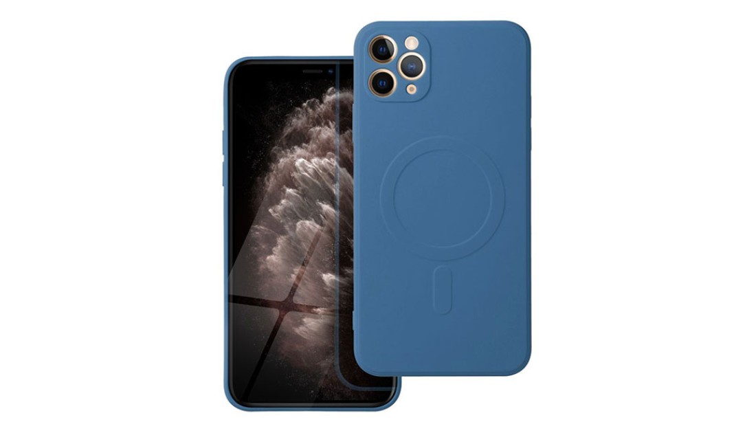 Silicone Mag Cover case για iPhone 11 Pro Max - Blue - Zer shop