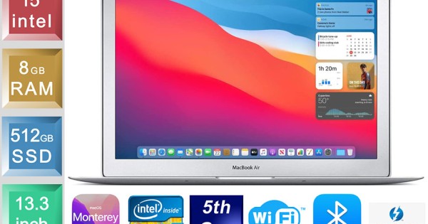 MacBook Air 13 A1466 - i5 - 8GB RAM - 512GB SSD - ZER Shop