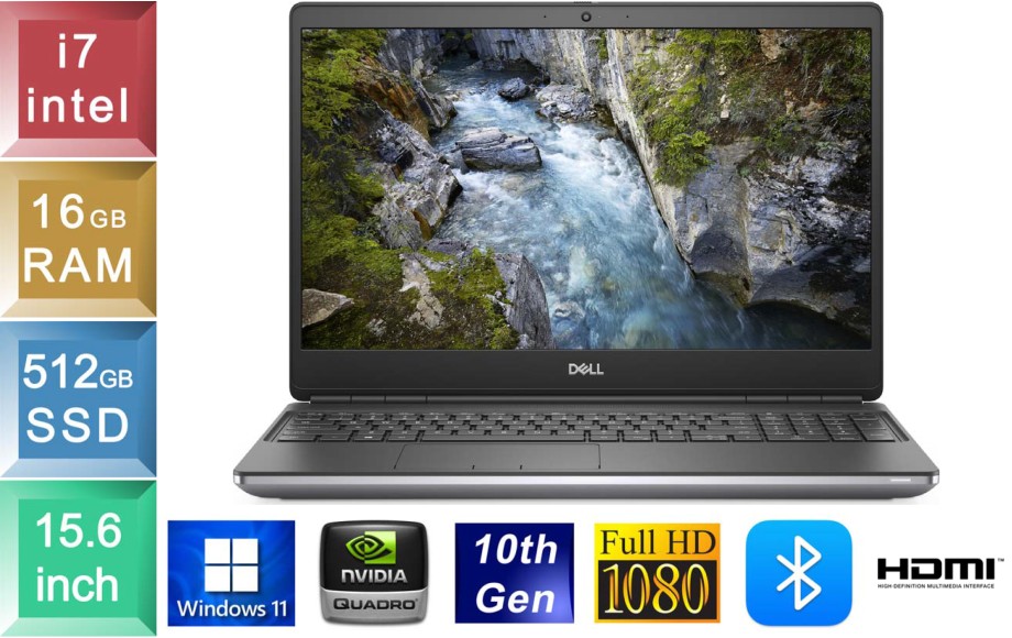 Dell Precision 7550 - i7 - 16GB RAM - 512GB SSD - ZER Shop