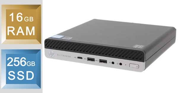 HP EliteDesk 800 G4 DM 35W - i5 - 16GB RAM - 256GB SSD - ZER Shop